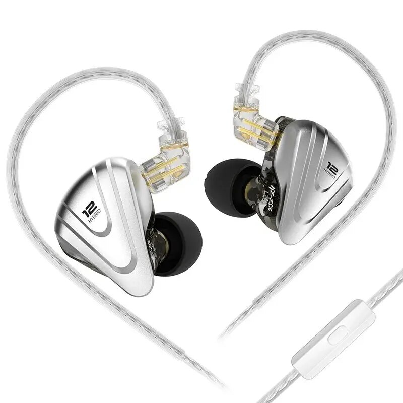 KZ ZSX Black MIC гибридные наушники