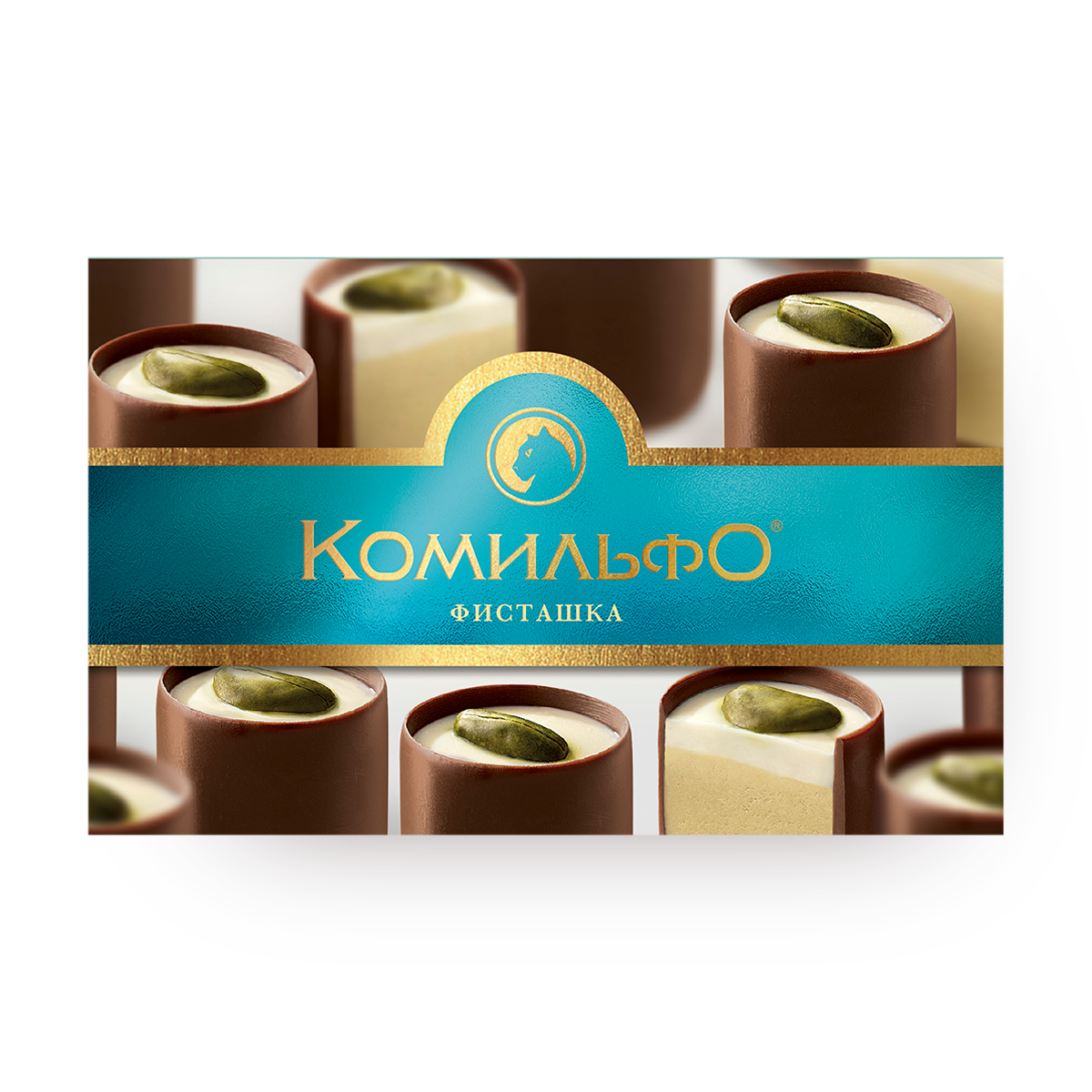 Конфеты Комильфо "Комильфо", с фисташками, шоколадные, 116 г