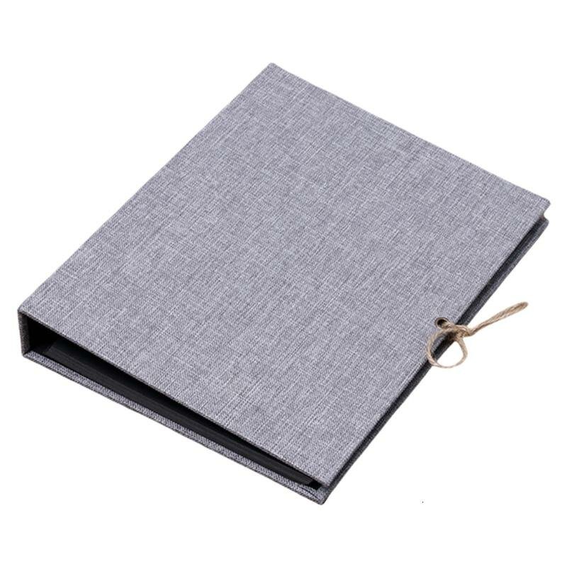 Самоклеющийся фотоальбом с льняной обложкой 30 страниц