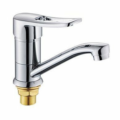 Смеситель для кухни Potato Хром однорычажный короткий излив на борт ванны