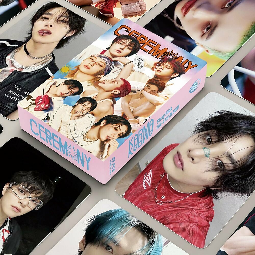 StrayKids Визитная карточка, листов: 55 визитки 55 листов набор