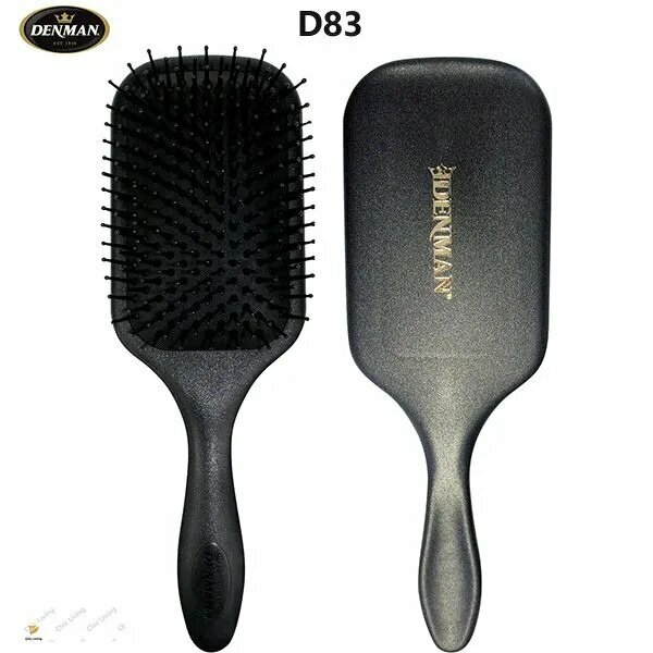 Denman расческа D83. Большая подушка-щетка для волос для сушки феном и распутывания - Комфортная укладка, выпрямление и разглаживание - Для женщин и мужчин