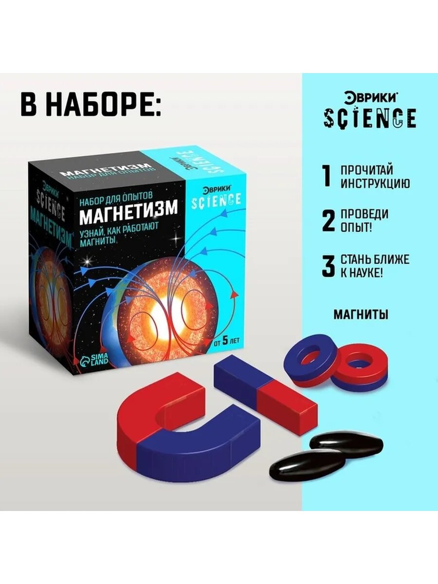 Магнетизм: научный набор для детей