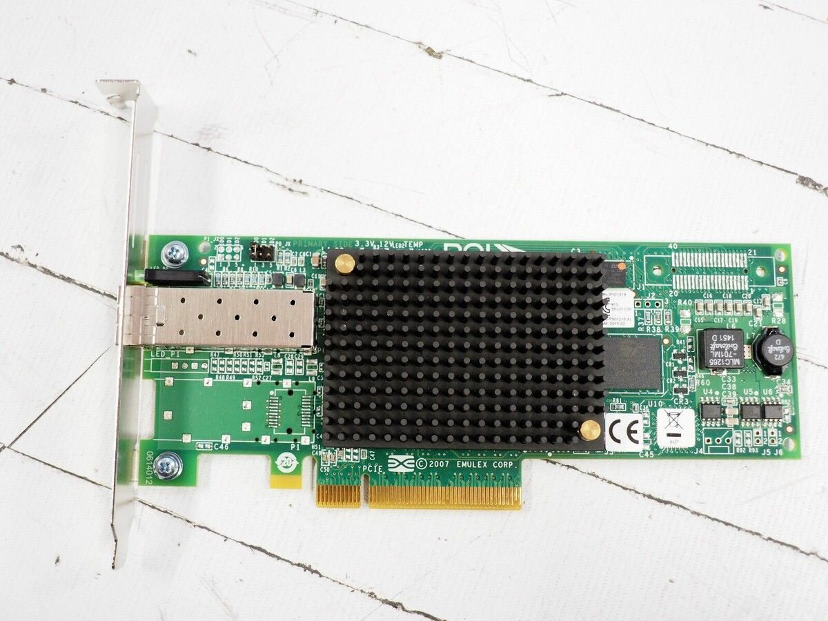 Контроллер HP AJ762-63003 697889-001 LPE12000 8Gb PCIe H/P Single-Port Card