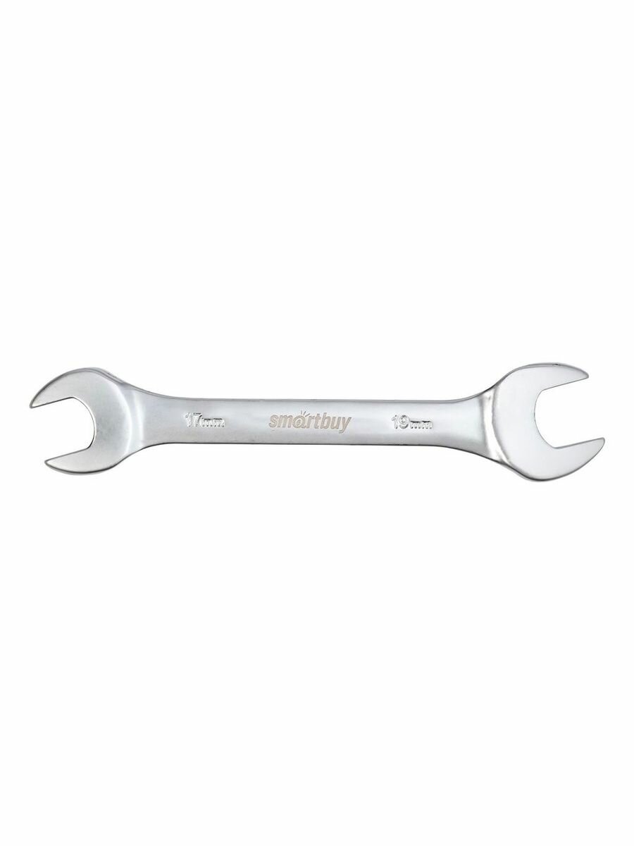 Рожковый ключ SmartBuy SBT-UWS-17-19p1, хромированная сталь, 17, 19мм