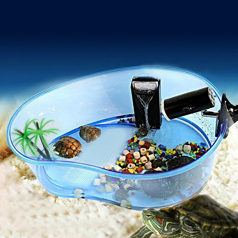 Маленькие черепахи -контейнерные носители клетки без крышки