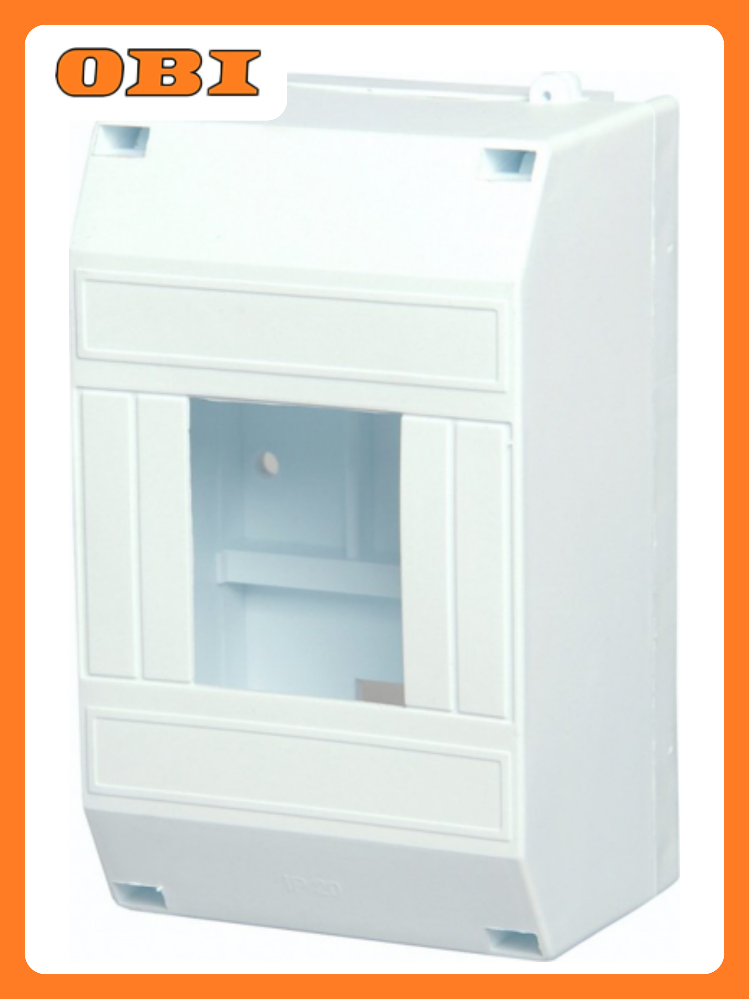 Бокс REXANT КМПн, навесной, пластик, белый, IP20, с DIN-рейкой