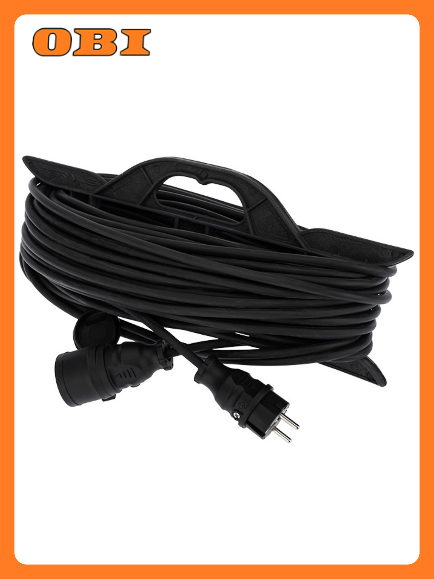 Удлинитель-шнур на рамке REXANT КГ 3х1.5 30 м морозостойкий с/з 16 А 3500 Вт IP44