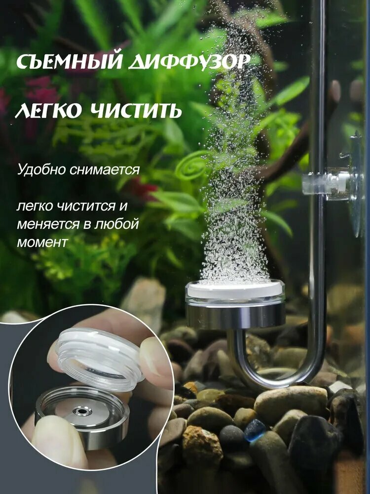 Сменный диффузор CO для аквариума, сменная пластина для диффузора CO2, аксессуар для аквариумного оборудования — фото 1