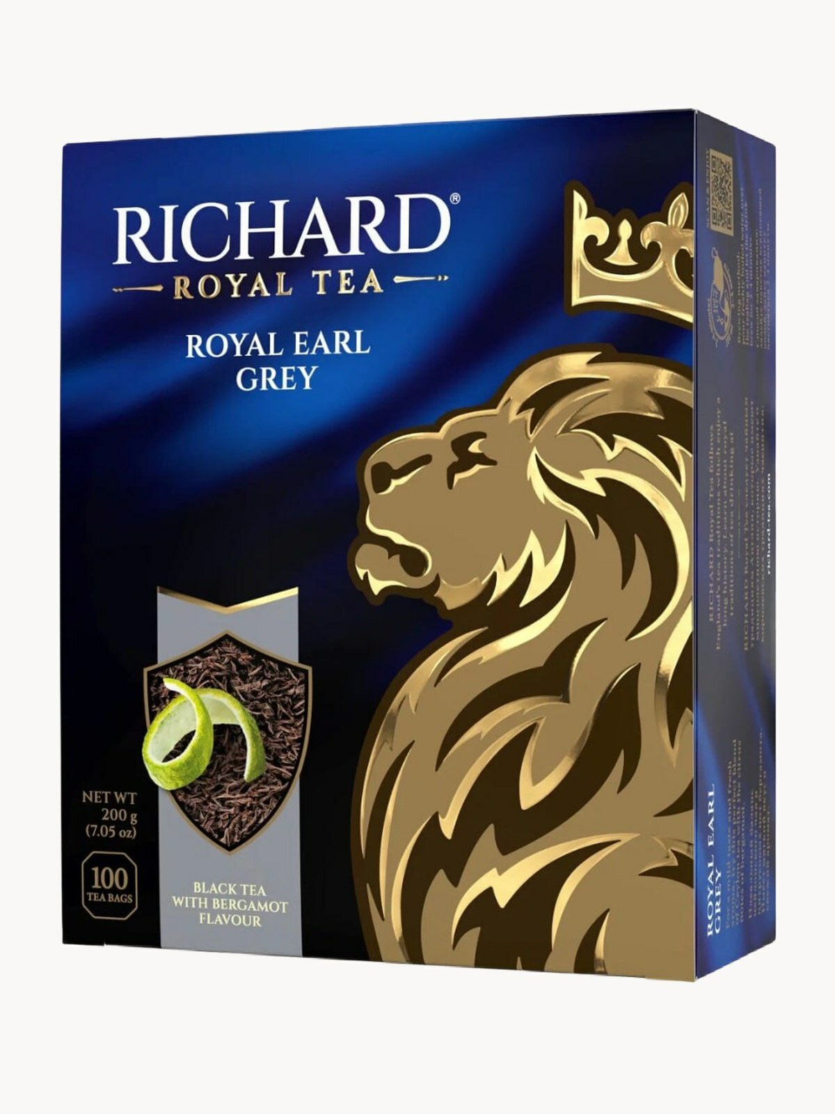 Чай Richard "Royal Earl Grey" черный ароматизированный 100 пакетиков