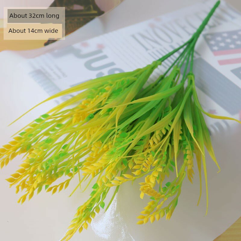 Искусственные цветы из соломы и ячменя для декора детских садов, пластиковые цветы для интерьера, сухоцветы, украшения
