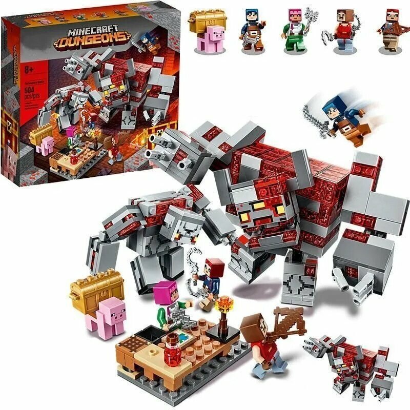 Конструктор LEGO Minecraft 21163 Битва за красную пыль