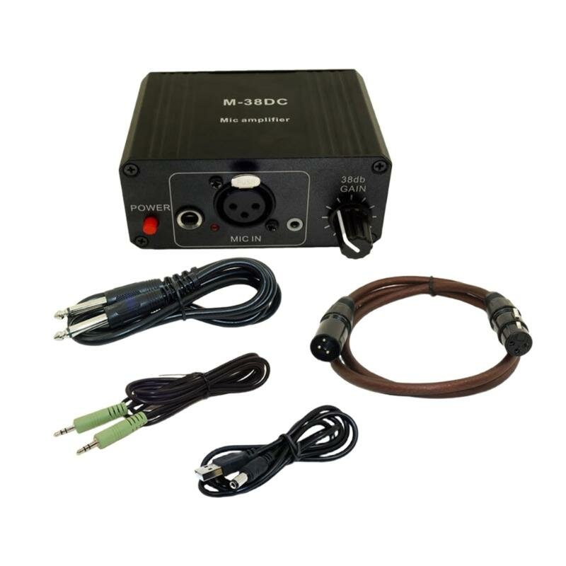 Высококачественный микрофонный предусилитель, С тремя кабелями