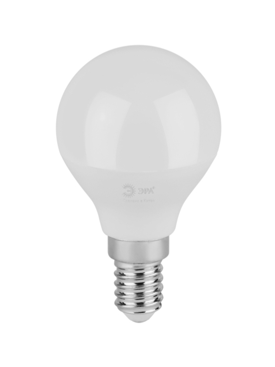 Лампочка светодиодная ЭРА GREEN LINE 12Вт, 1200Лм, 6500К, E14, холодный свет, шар
