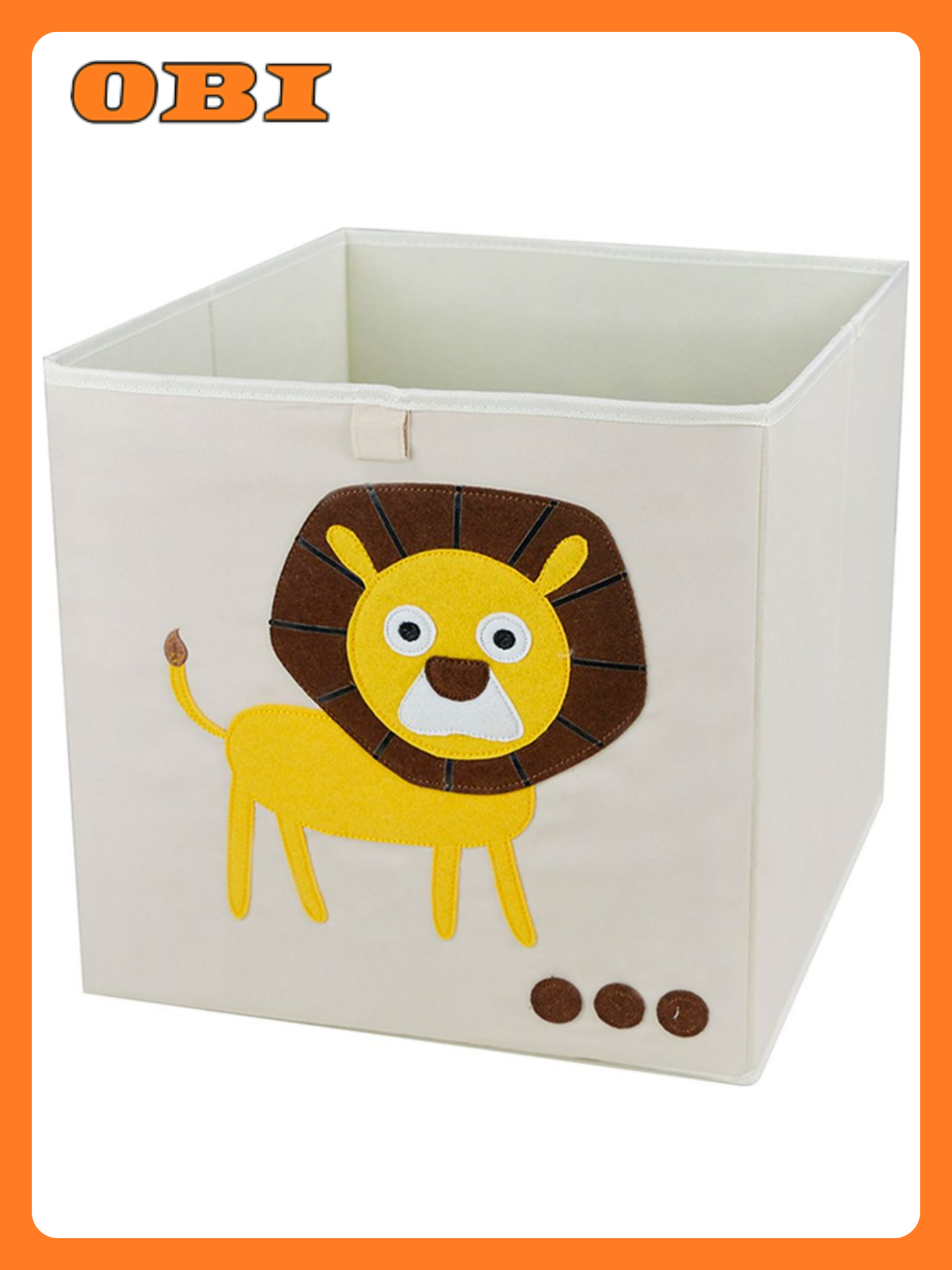 Короб для хранения HANDY HOME Лев 33х33х33 см