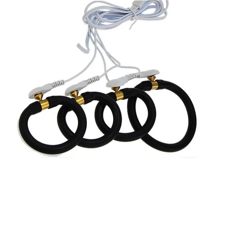 Силиконовое кольцо на член BDSM с электрошоком, Электростимуляция пениса, стимуляция пениса, 1