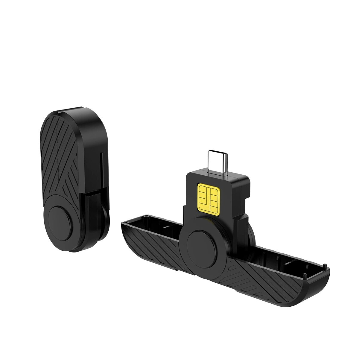 Устройство для чтения смарт-карт USB для eBay: считыватель смарт-карт, SIM-карт, ID-карт, CAC-карт USB2.0_Черный