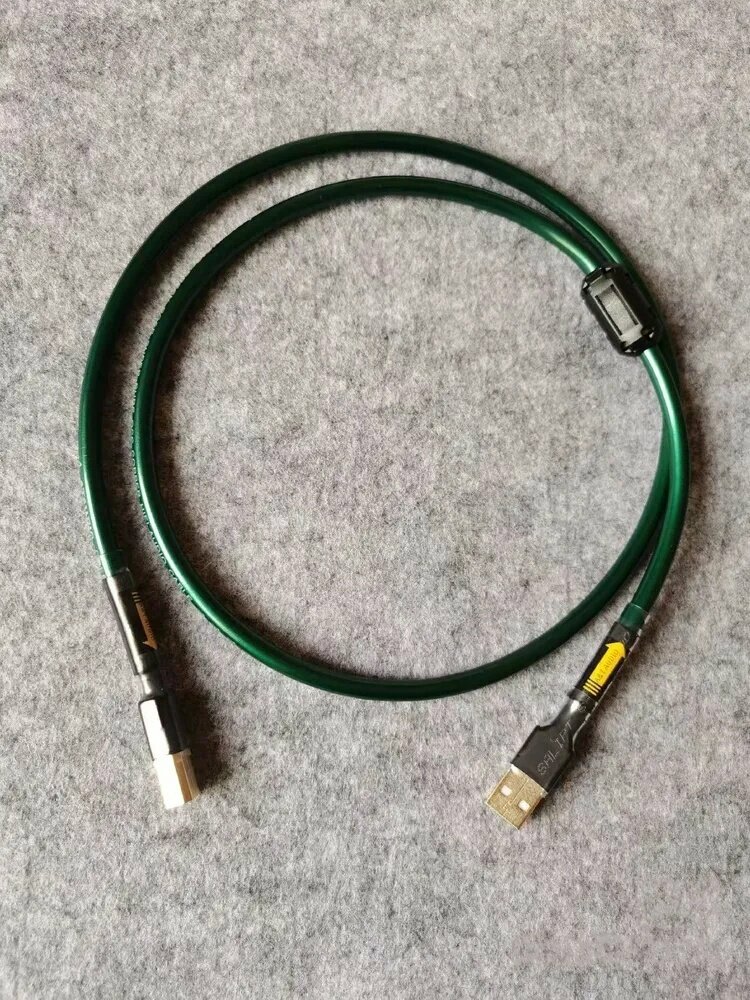 Audio Аудиокабель USB 2.0 Type-A/USB 2.0 Type-B, 2 м, зеленый