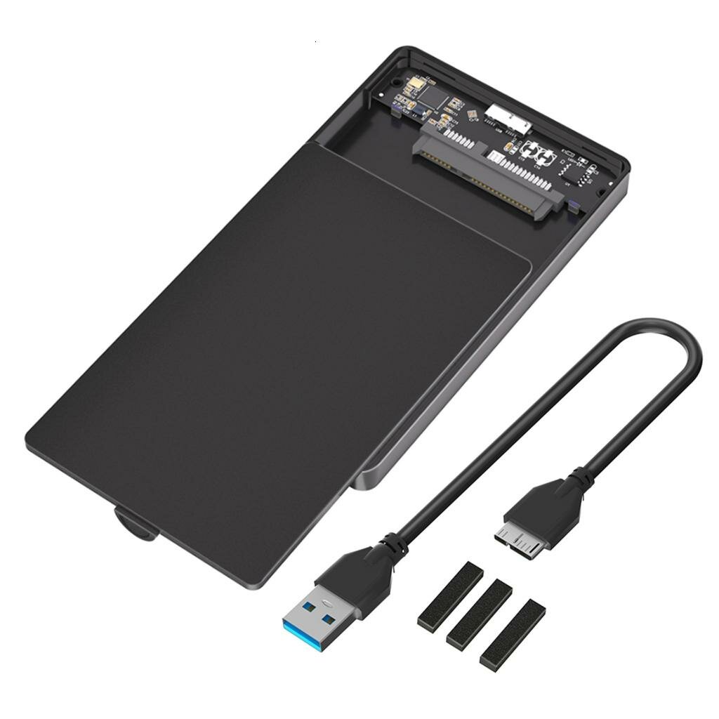 Портативный бокс для трех HDD с поддержкой горячей замены, Черный