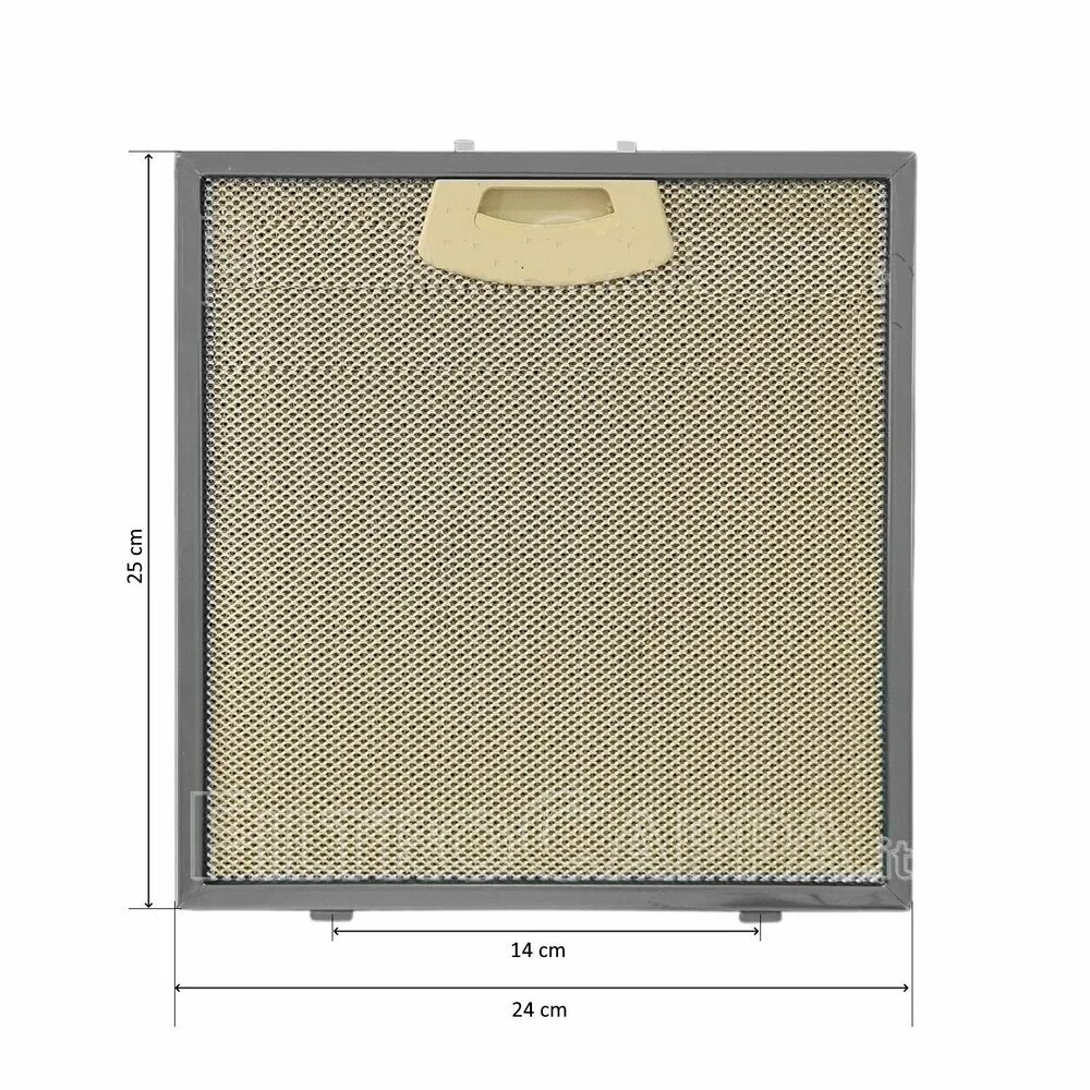 1 шт. Жировой фильтр 240x250 мм GF03LA GF03LC ACC0212400 для вытяжки Elica Jet Air Cappa Box 90 H12