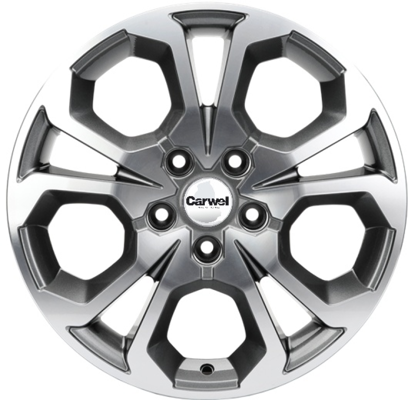 Диск колесный Carwel Шира 1711 (Arkana-Kaptur) 6,5x17 5x114,3 Dia66.1 ET50 цвет AGR