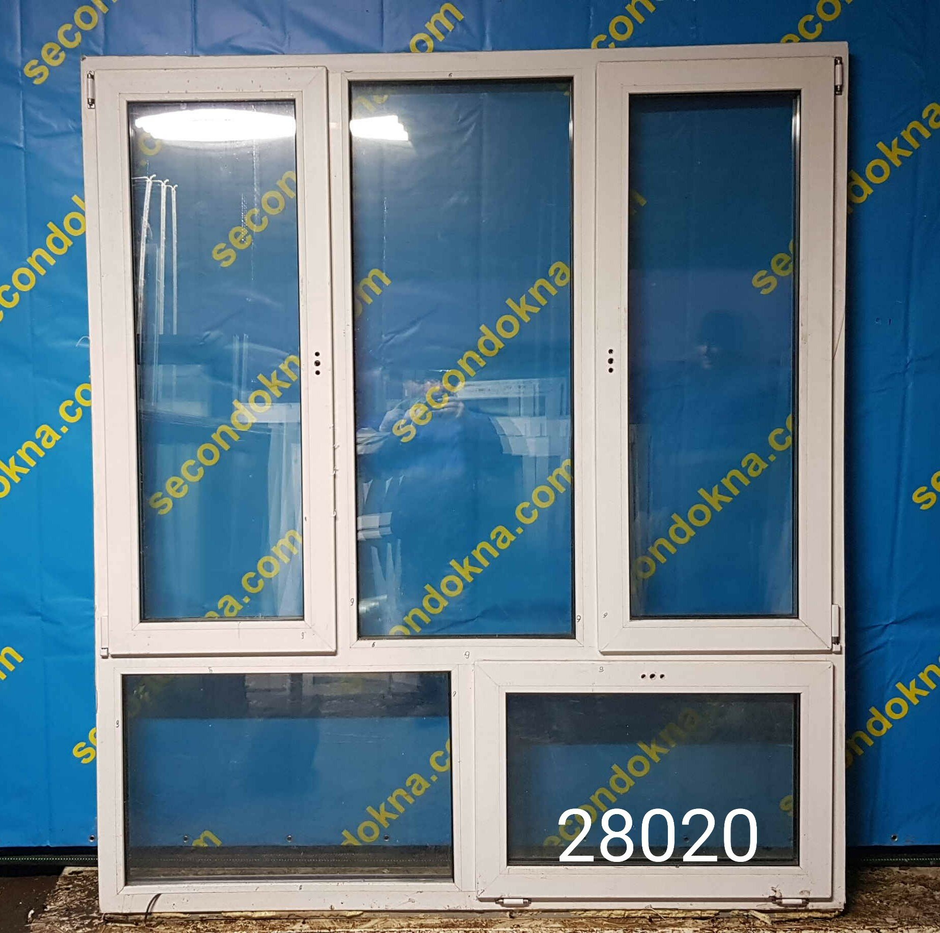 Пластиковое окно Б/У 2000(в) 1440 об х 1750(ш)