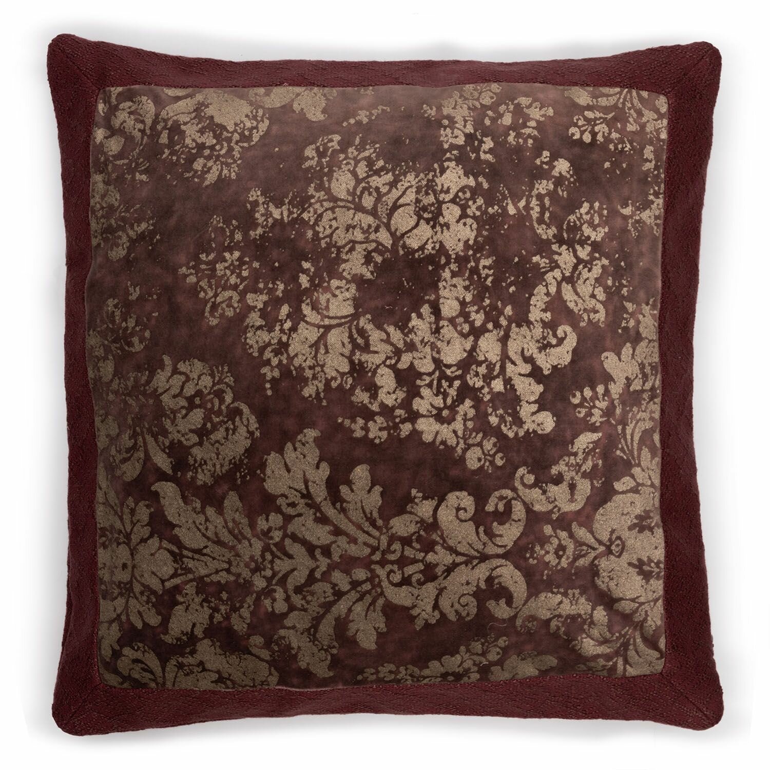 Подушка декоративная Art&Decor на молнии, 45х45, 50% хлопок, 50% лен, ручная шелкография