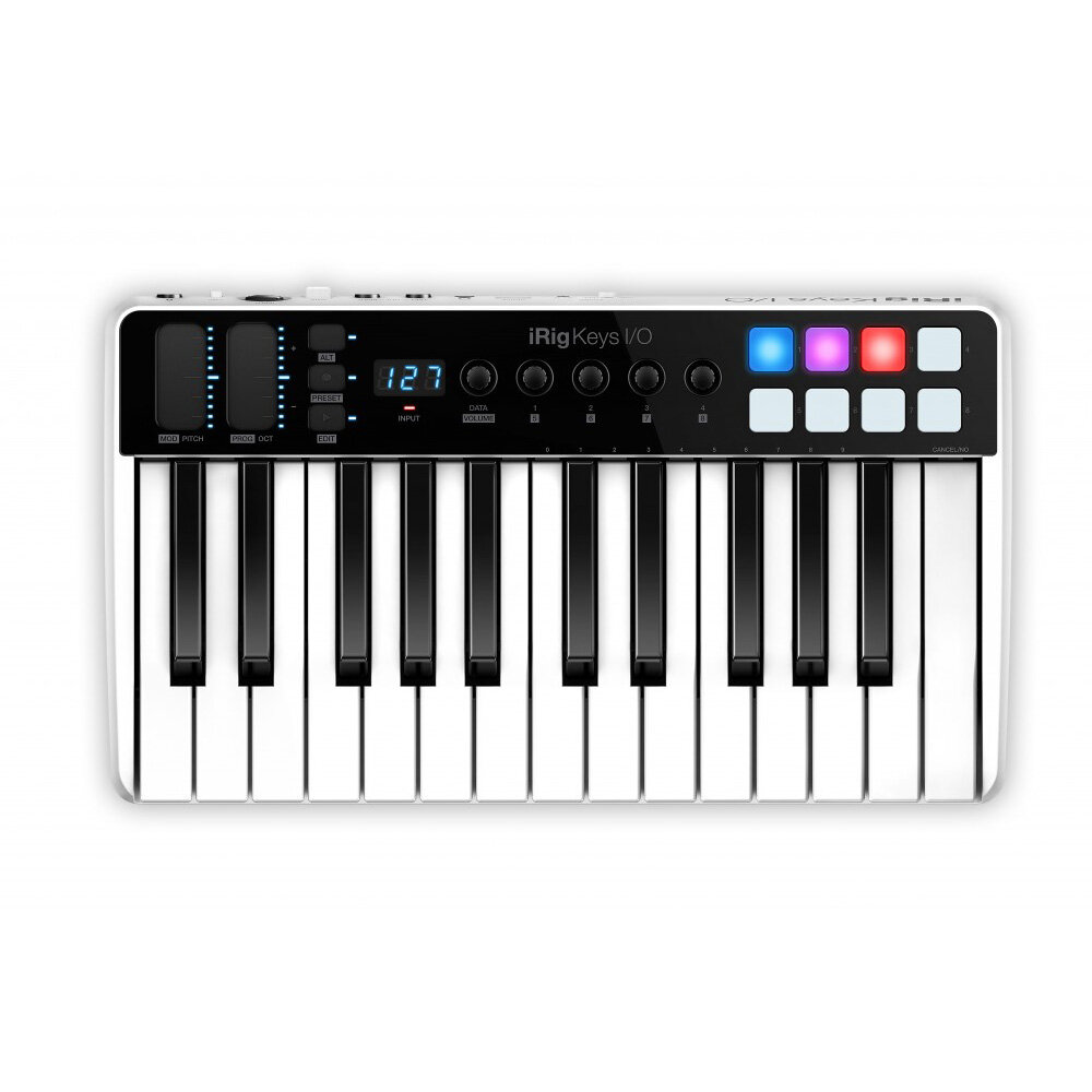 MIDI-клавиатура IK MULTIMEDIA iRig Keys I/O 25 White