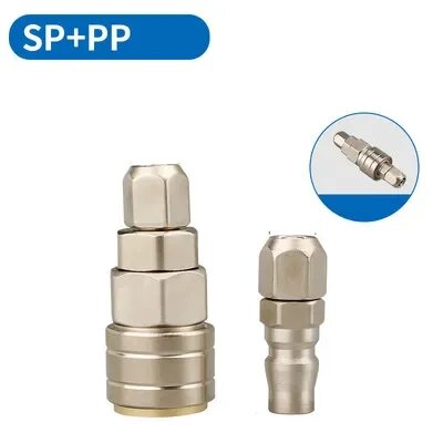 Пневматический фитинг ЕС, быстрый разъем, быстроразъемные фитинги для воздушных шлангов, муфта, аксессуары для компрессора, европейский стандарт