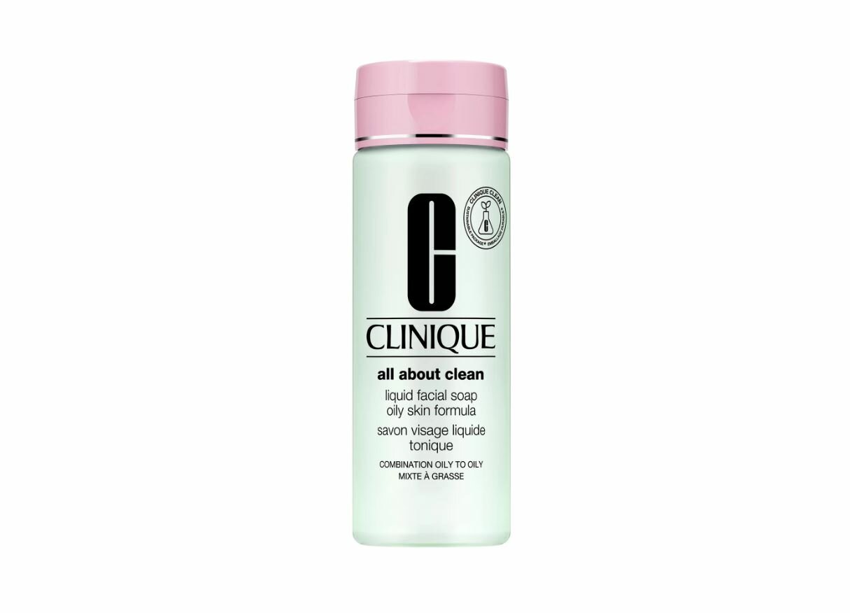 Clinique All About Clean Liquid Facial Soap - Oily Skin Formula Жидкое мыло для жирной кожи лица, 200 мл