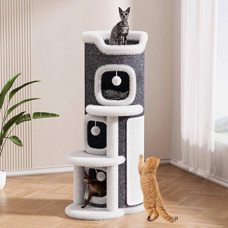 Кошачье гнездо Кошка скалолазание Кошачье дерево Кошачье захватное место Четыре сезона универсальное тепло зимой