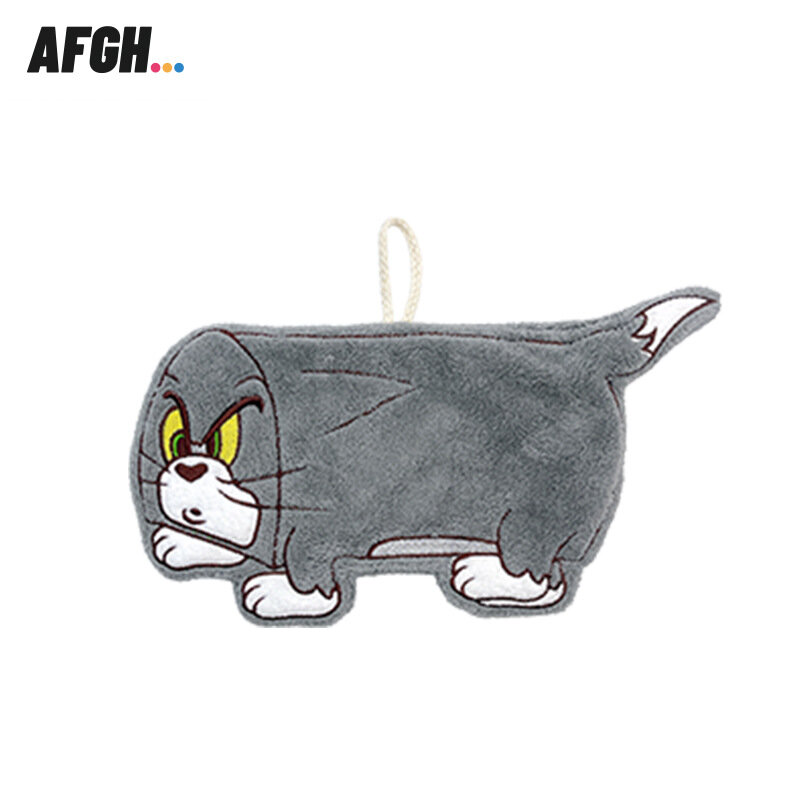 AFGH Оригинальное полотенце и носовой платок Tom and Jerry TOMJERRY, висячее, впитывающее, для кухни и ванной, мягкое и впитывающее