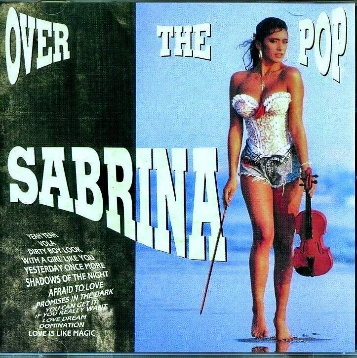 Sabrina "Over the Pop", яркий, танцевальный Альбом, диско (1991, CD-диск)
