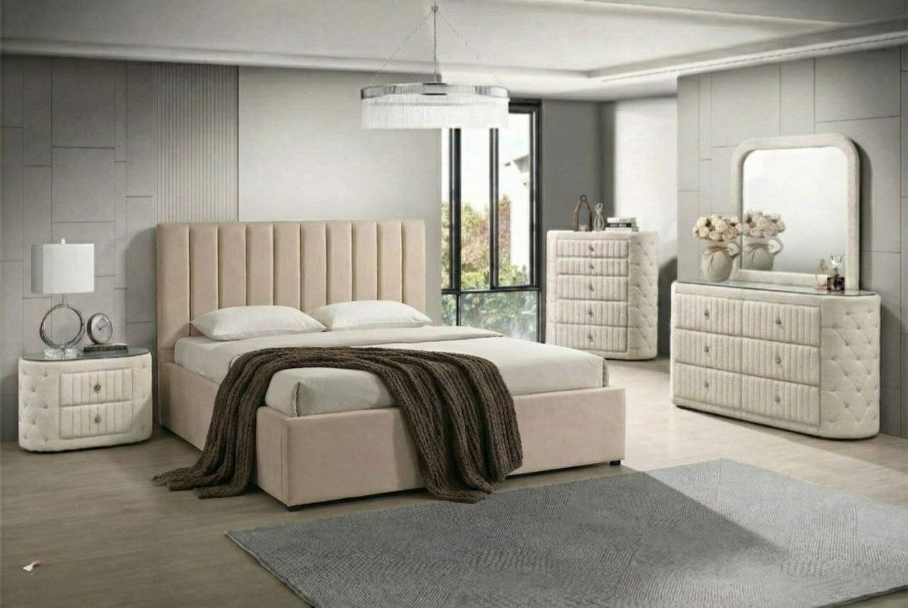 Кровать Asia,120х200 двуспальная с подъемным механизмом, с ящиками для белья, ортопедическое основание, бежевый