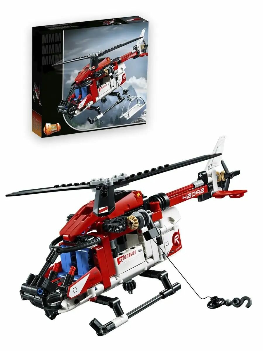 Конструктор Спасательный вертолет 22095, 364 деталей
