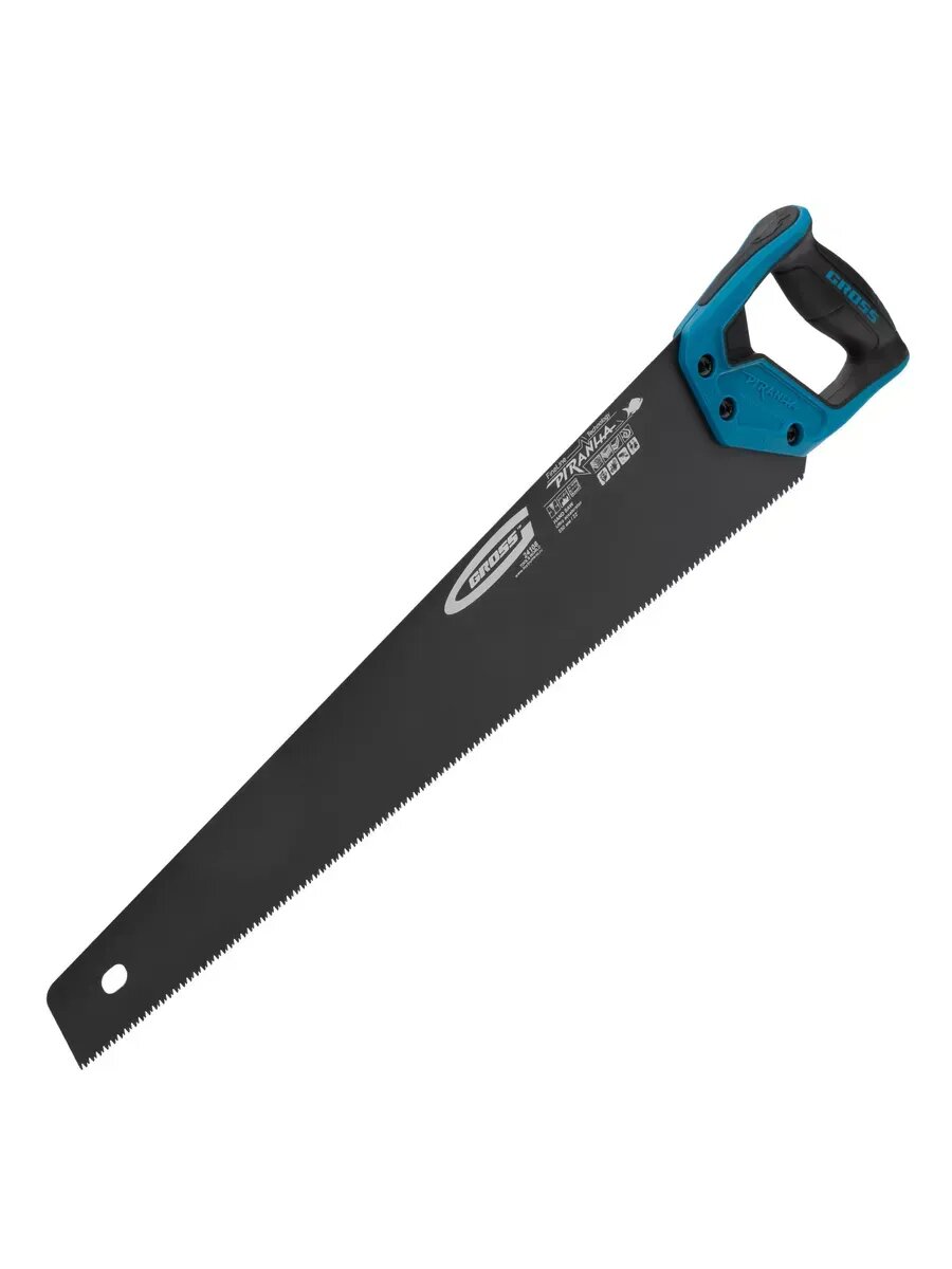 Ножовка по дереву, 550 мм, 11-12 TPI, зуб 3D, GROSS 24108