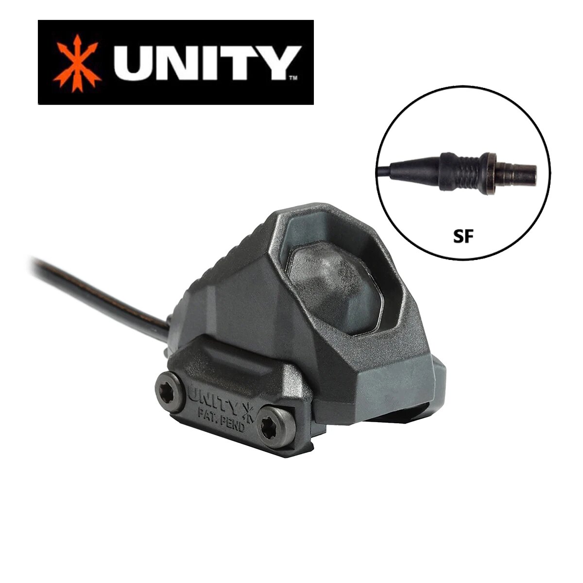 Тактический фонарь Unity SF для AR15, серый, Only AXON Switch BK