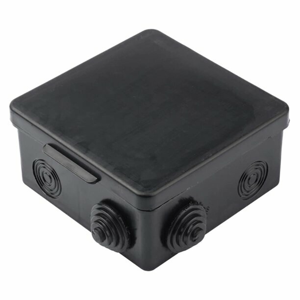 Коробка распределительная EKF IP54 100х100х50 мм чёрная