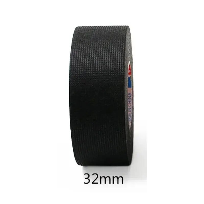 Черная тканевая изолента 32mm x 15m