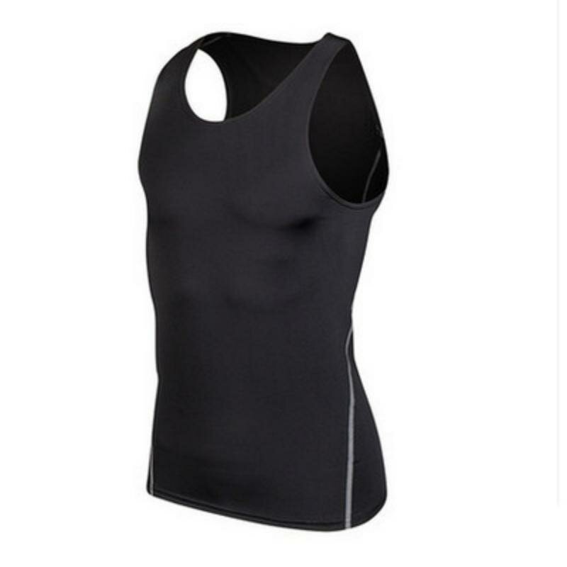 Спортивная летняя быстросохнущая компрессионная футболка для баскетбола, бега, безрукавка, эластичная, компрессионная тренировочная футболка, короткий рукав, базовый слой