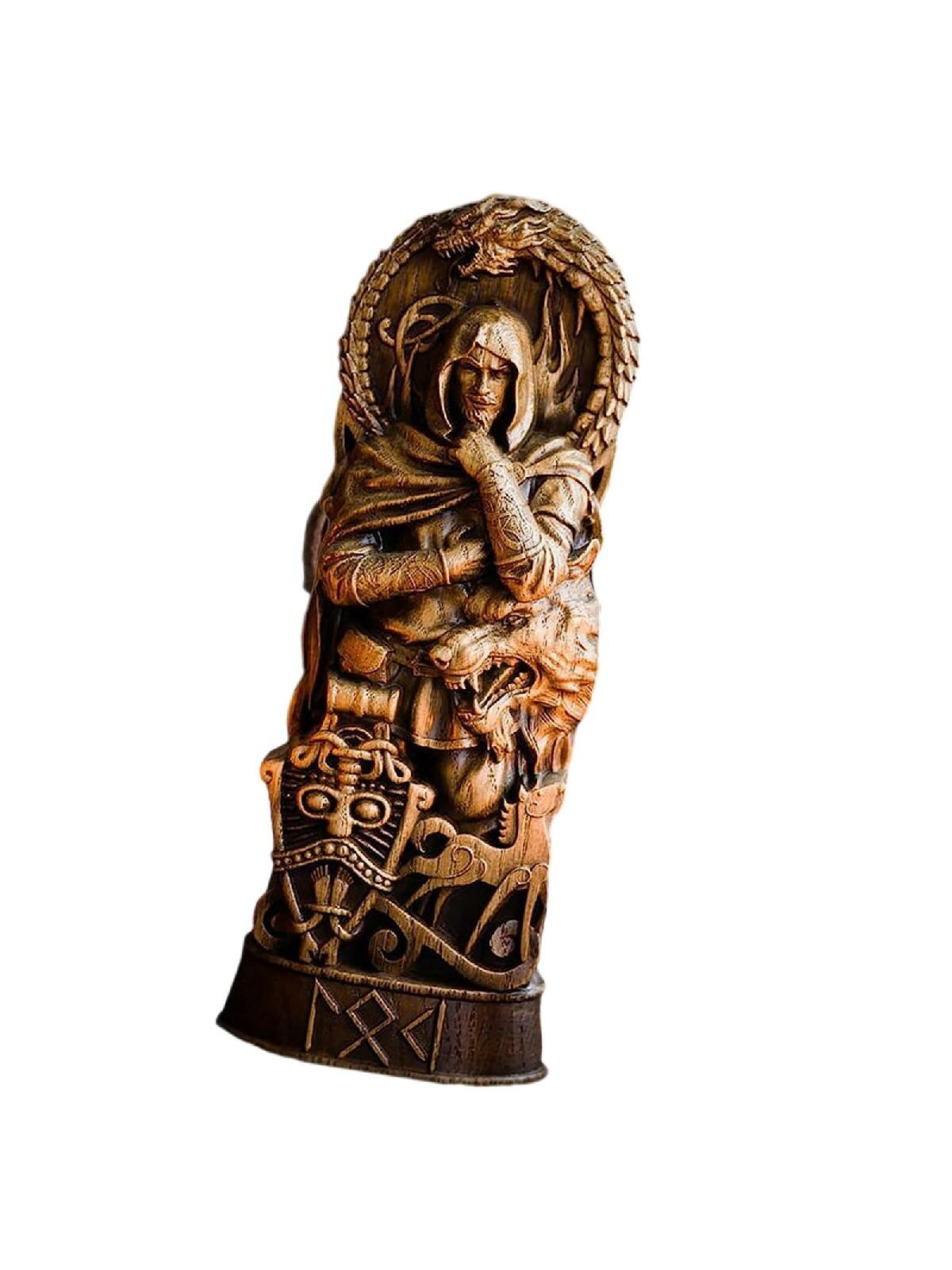 Статуя Одина/ Тора /Локи/Фрейи, Статуэтка из мифологии викингов, Статуэтка Норвежского бога