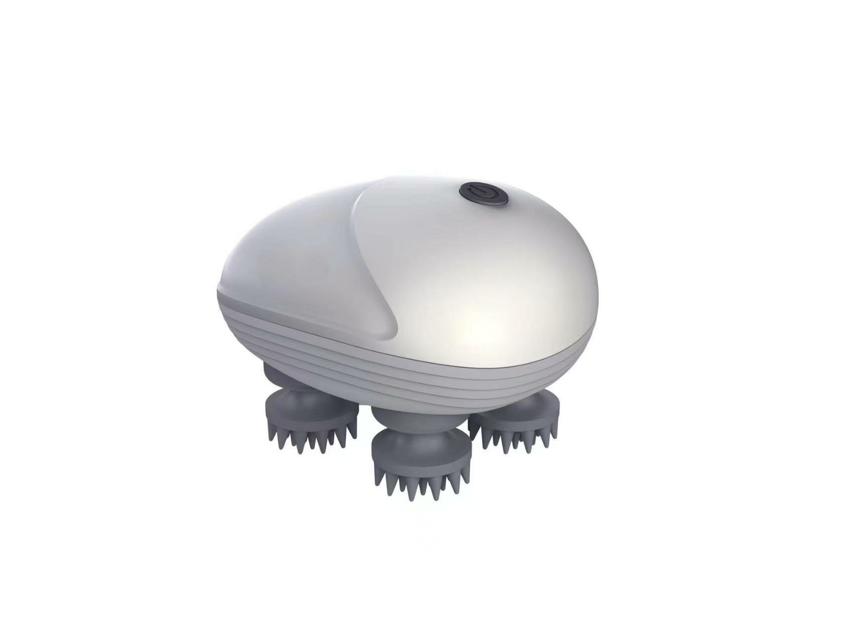 Новый многофункциональный массажер для шеи, перезаряжаемый массажер для головы, массажер для кожи головы в форме осьминога