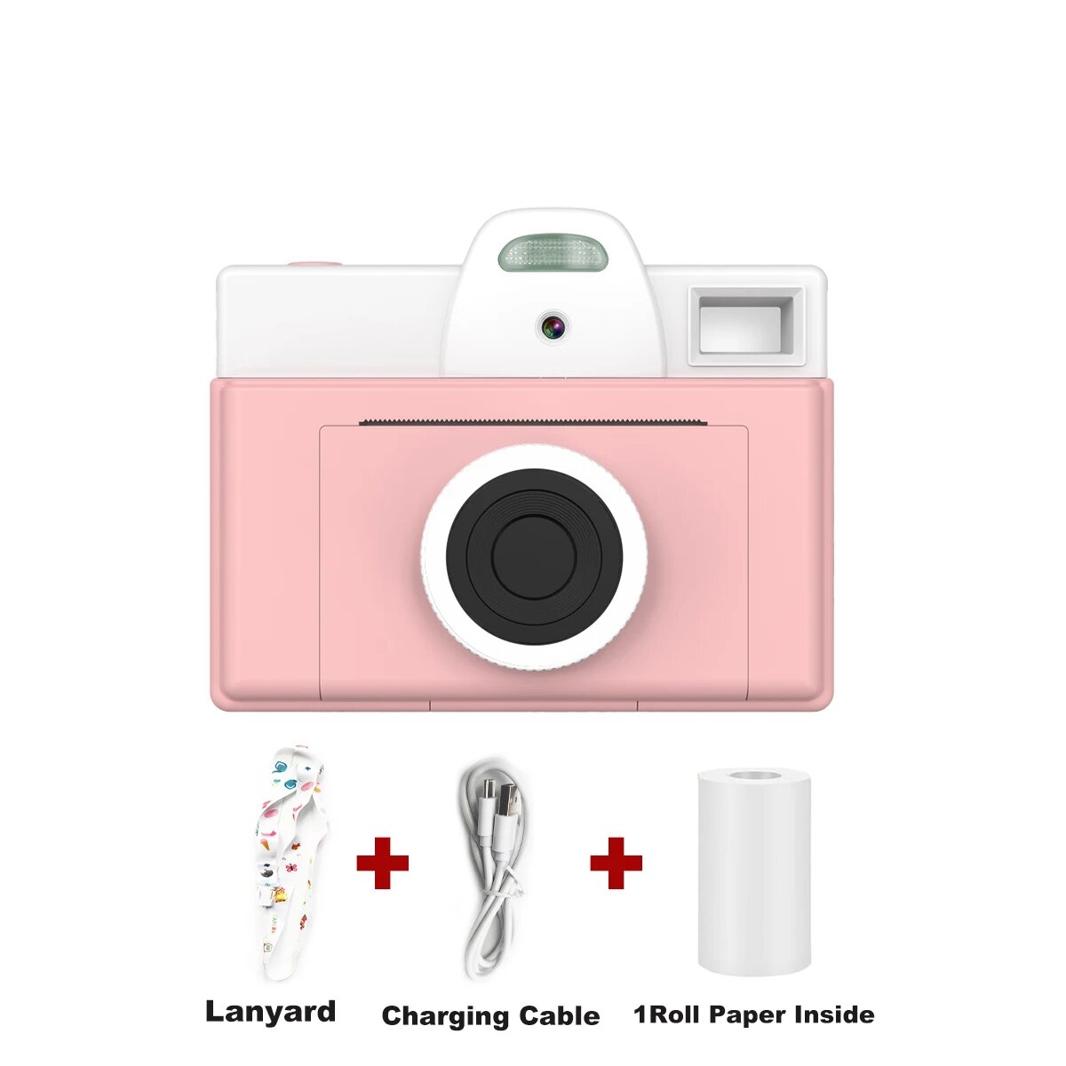 Фотокамера моментальной печати Pink Camera