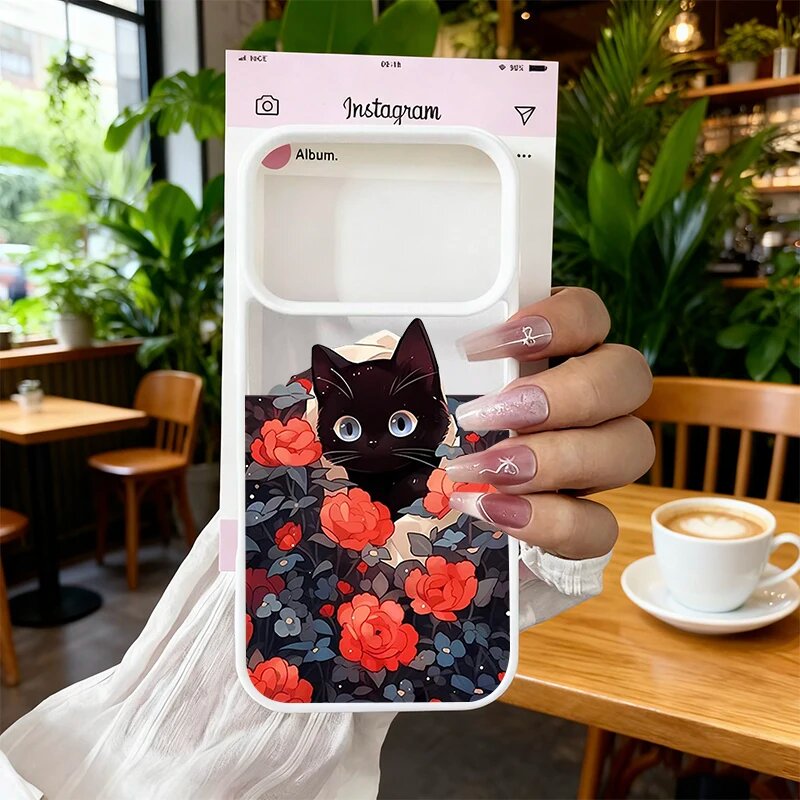 Чехол для телефона в стиле ретро Ван Гог с черным котом для iPhone 17 Pro 17 Pro Max 17 17Air, противоударный прозрачный жесткий чехол с милыми животными, чехол iPhone17 Про, style 6