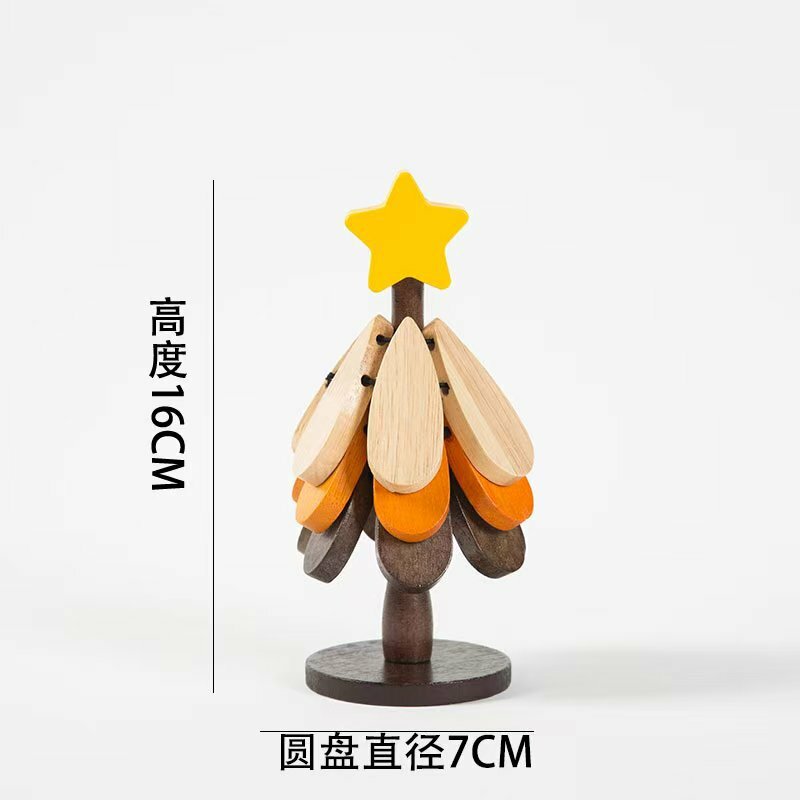 Дерево Высококачественный термостойкий домашний креативный орнамент Высококачественная подставка для чашки и чайника Рождественская елка Теплоизоляционная подложка Антиожоговая настольная подложка