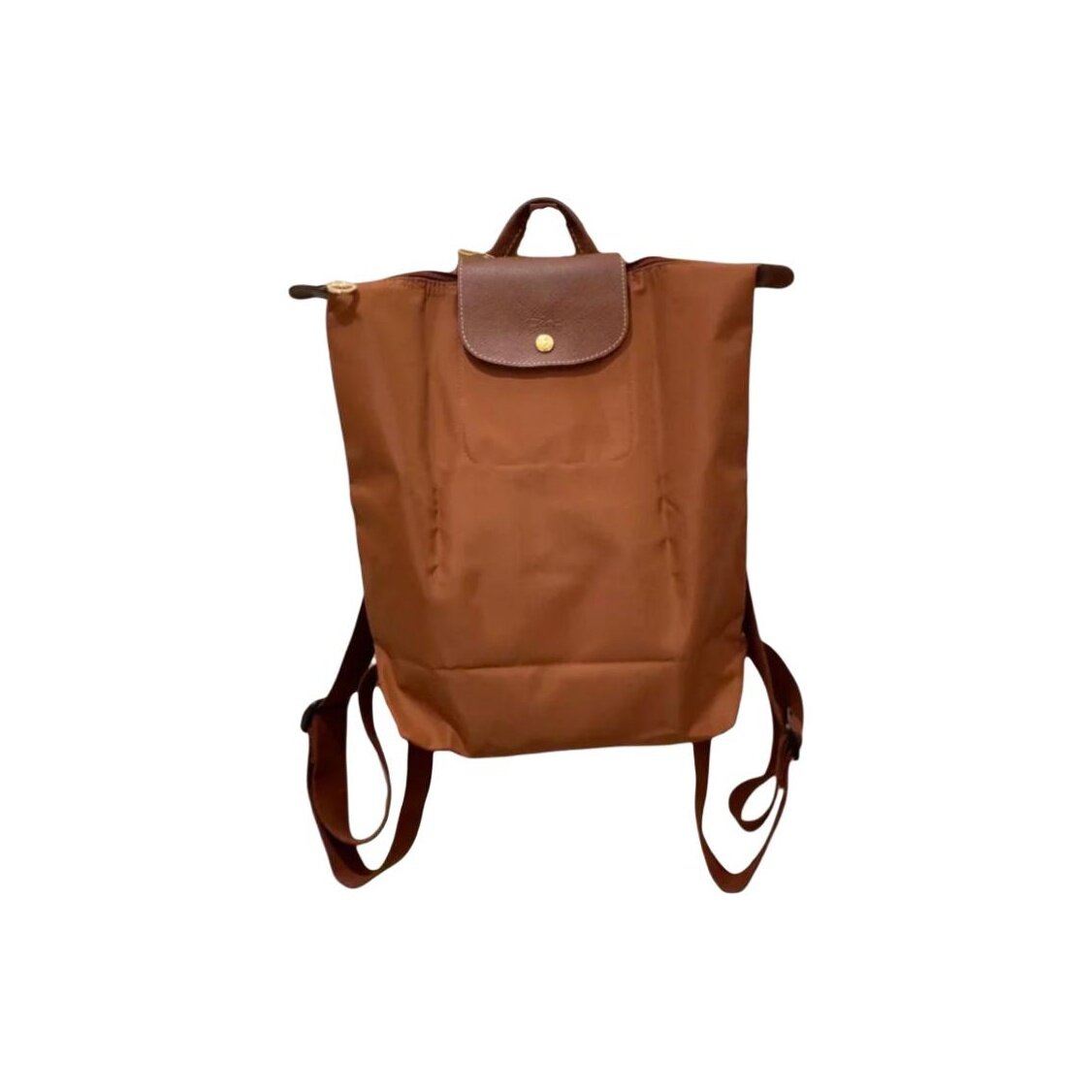 Сумка Longchamp Le Pliage, cognac — фото 1