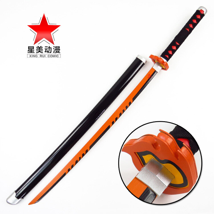 Меч Ничирин из аниме "Истребитель демонов", оружие Танджиро Камадо, Зеницу Аримы, тренировочные мечи для детей, косплей-реквизит, деревянный меч
