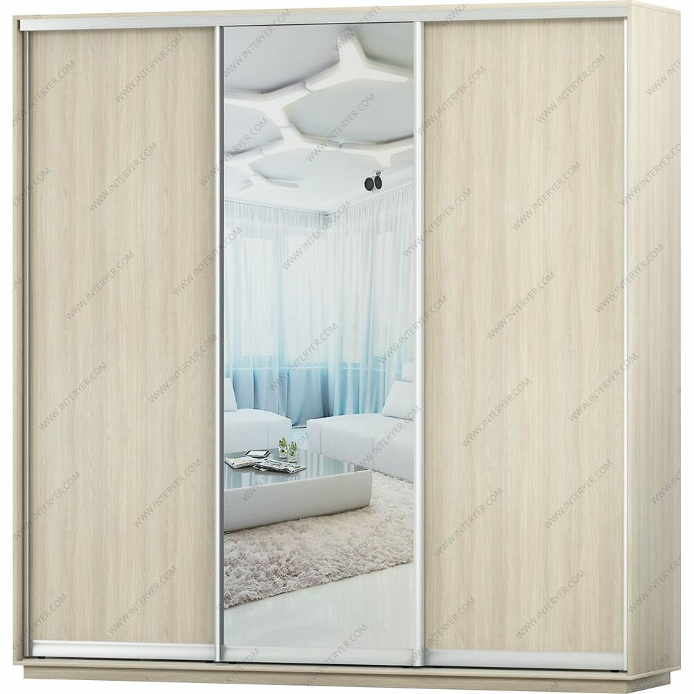 Шкаф-купе Фортуна К Байкал Трио Медиум ДЗД