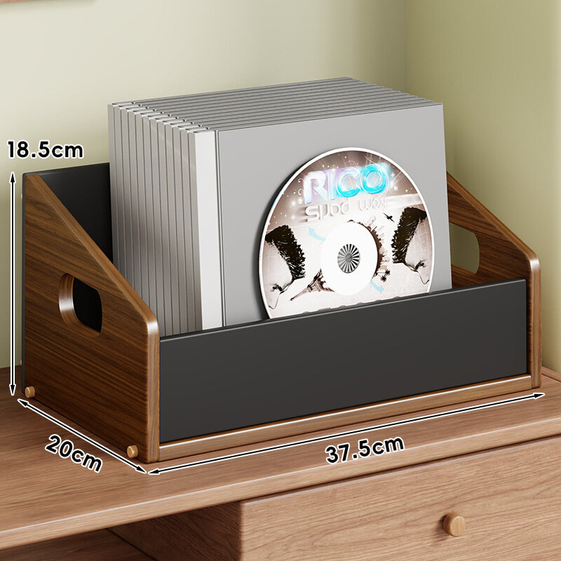 Стойка для хранения виниловых пластинок, стойка для хранения винила, стойка для хранения CD-дисков, настольная книжная полка, стойка для хранения оптических дисков