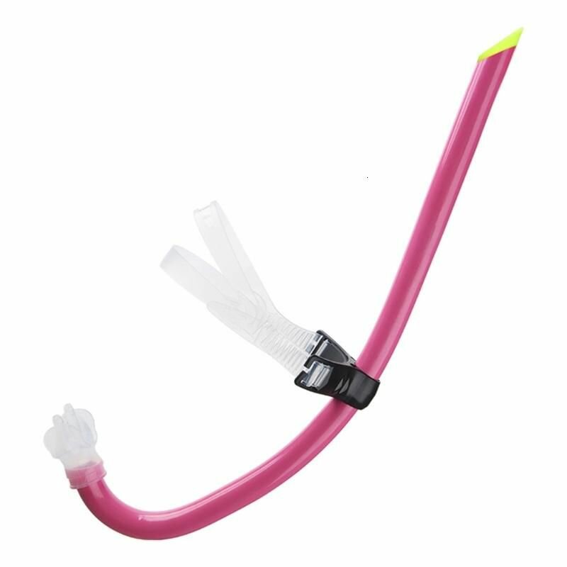 Трубка для плавания в бассейне, для детей и тренировок в открытой воде, Розовый